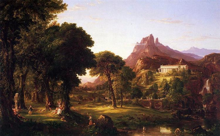 Dream of Arcadia - Thomas Cole - WikiArt.org