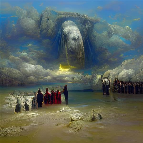 Arrival of Souls, 2021 - ILYA CHERVONY - WikiArt.org