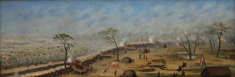 Trench of Curupaytí, 1893 - Cándido López - WikiArt.org