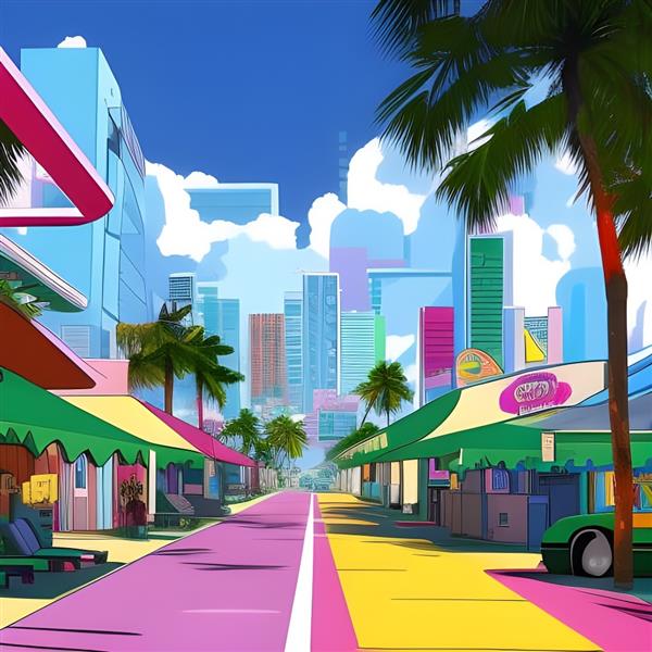 Miami Beach, 2023 - ILYA CHERVONY - WikiArt.org