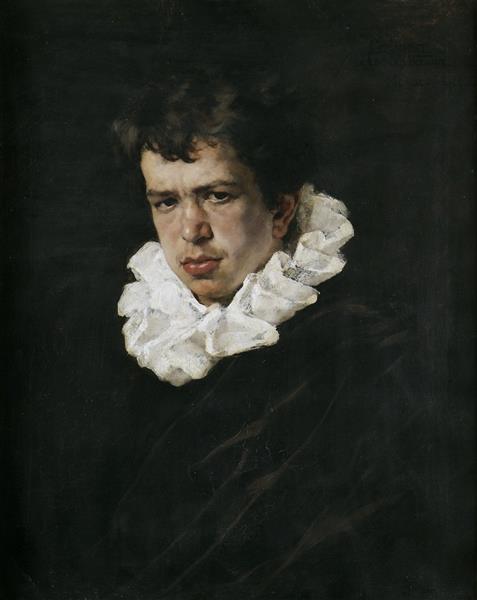 Portrait of the painter Umberto Veruda, 1886 - Isidoro Grünhut ...