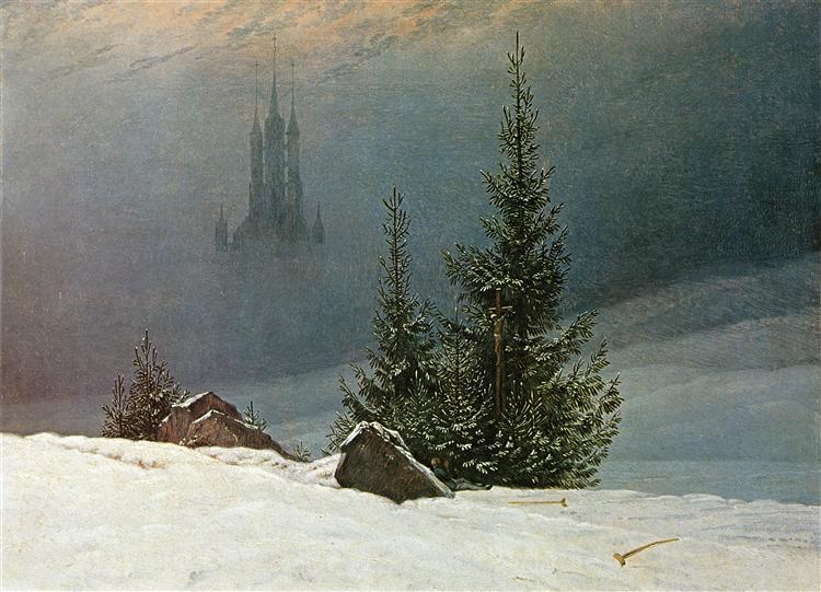 Winter landscape, c.1811 - Caspar David Friedrich - WikiArt.org