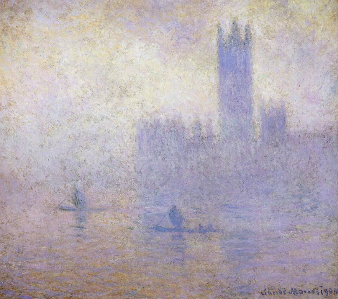 Houses of Parliament, Fog Effect, 1900 - 1901 - Claude Monet - WikiArt.org