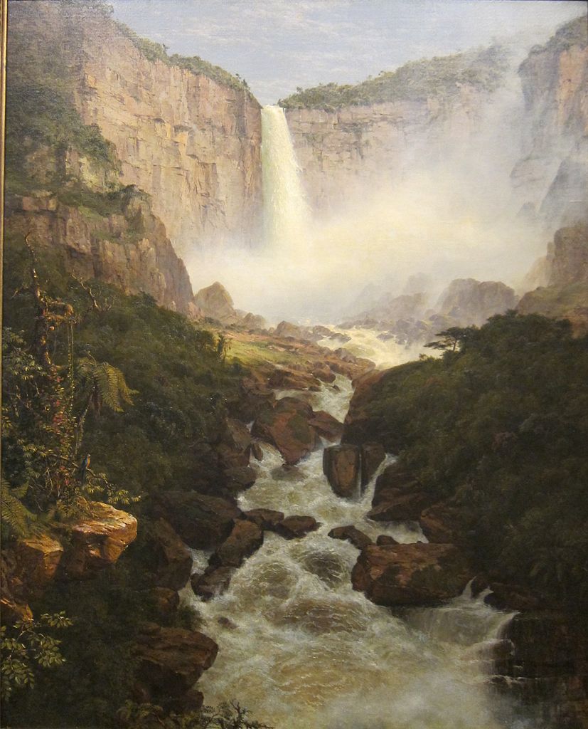 Tequendama Falls, Near Bogota, New Granada, 1854 - Frederic Edwin ...