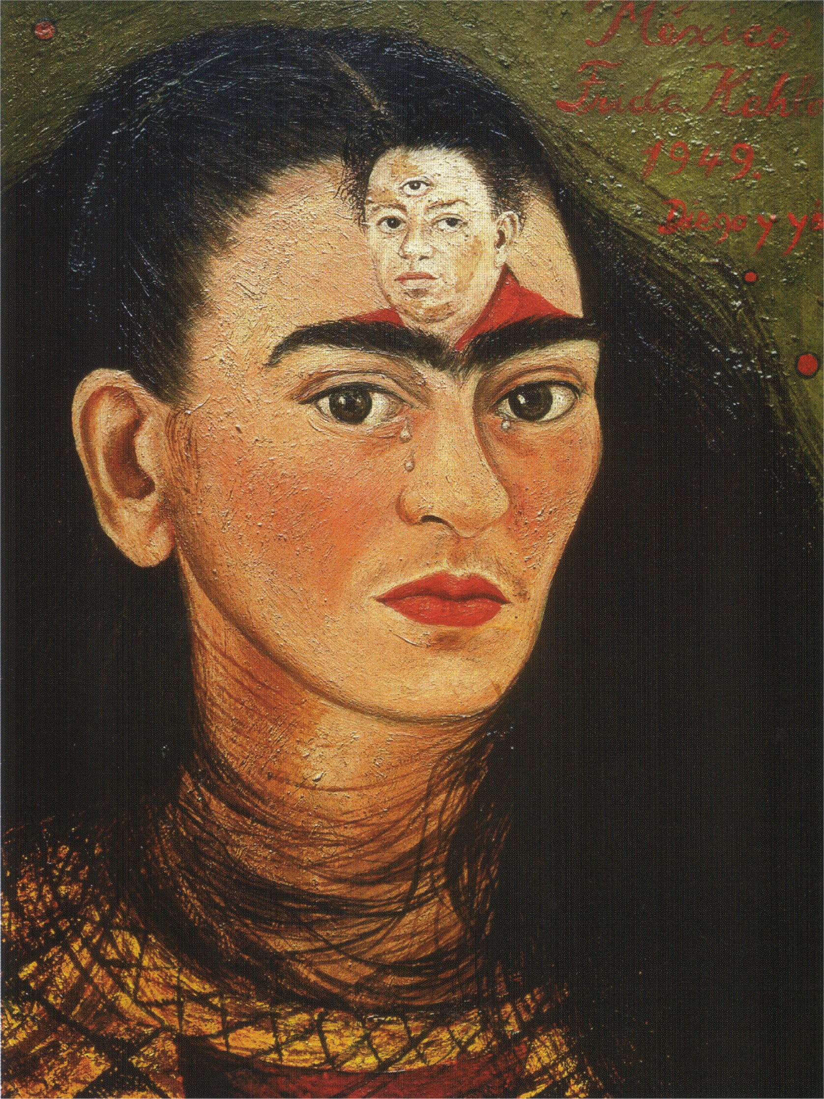Diego and I, 1949 - Frida Kahlo - WikiArt.org